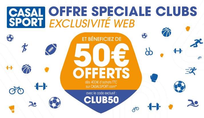 Code promo Casal Sport | FSCF