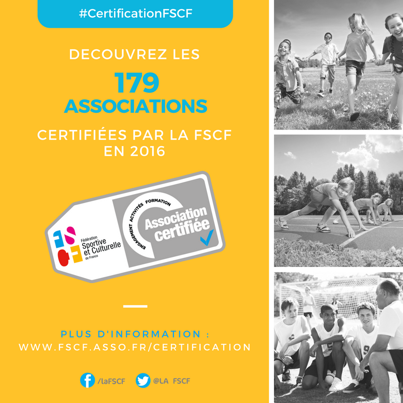 Les premières associations certifiées dévoilées par la FSCF ! | FSCF