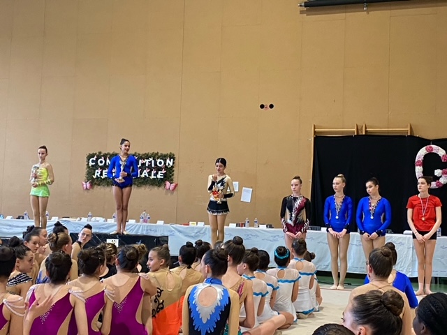 Gymnastique Rythmique Compétition Régionale N°1 à Estrablin Fscf