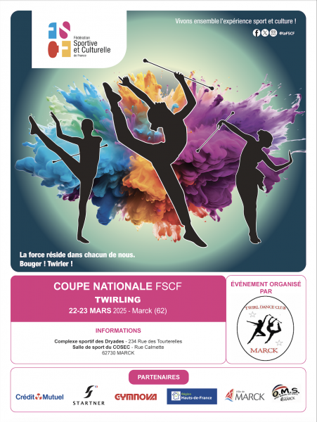 Twirling - Coupe nationale individuel - 2025 | FSCF